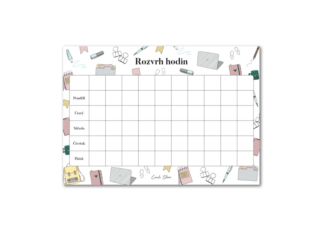 Rozvrhy hodin | Nonari.cz